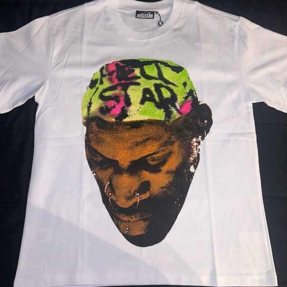 Hellstar | Shirts | Hellstar Dennis Rodman White Tshirt Size S | Poshmark